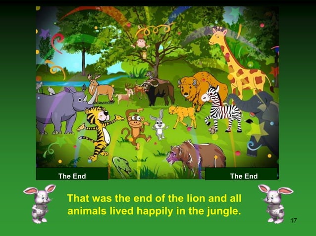 The Lion and the Rabbit - A Story with a Moral | PPT