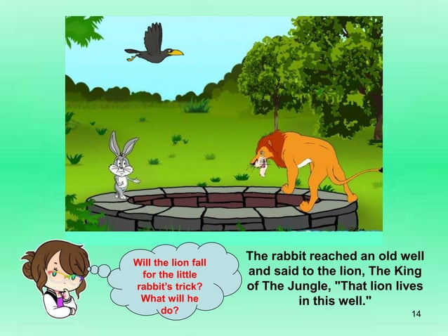 The Lion and the Rabbit - A Story with a Moral | PPT