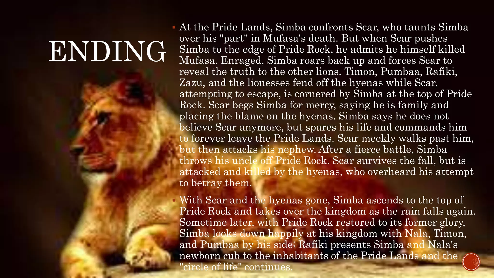 The lion king | PPTX