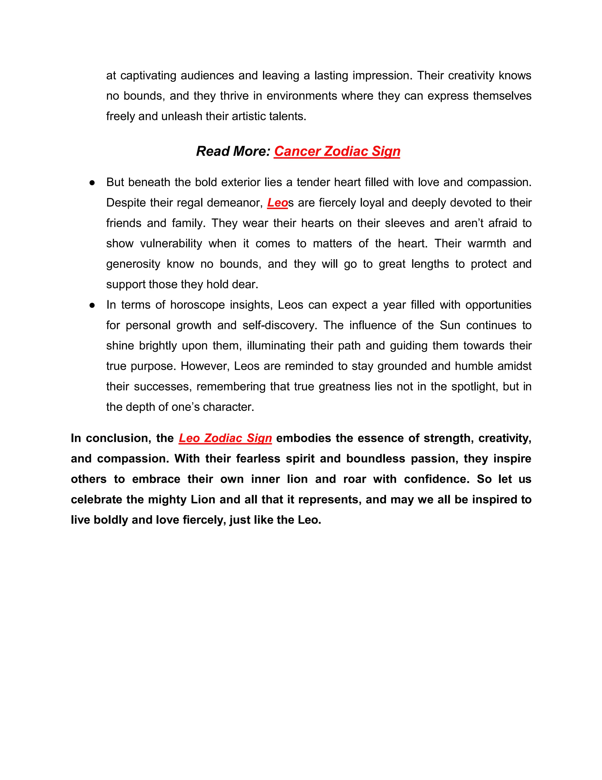 The Lion's Roar: Exploring the Strengths and Depths of the Leo Zodiac ...