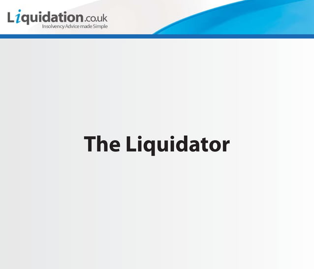 The liquidator | PPT