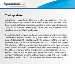 The liquidator | PDF