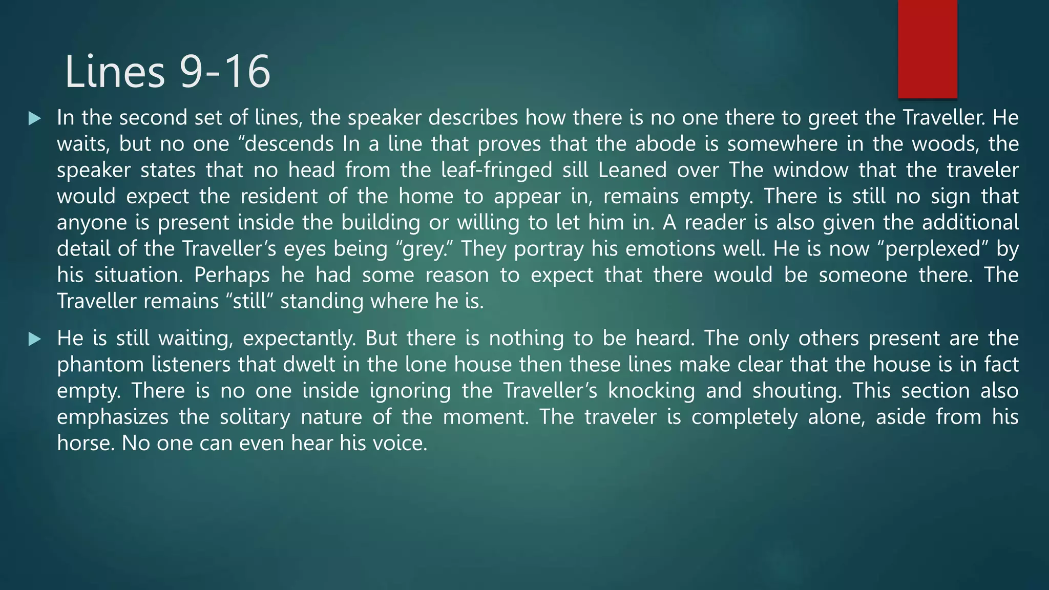 THE LISTENERS by Walter De La Mare.pptx