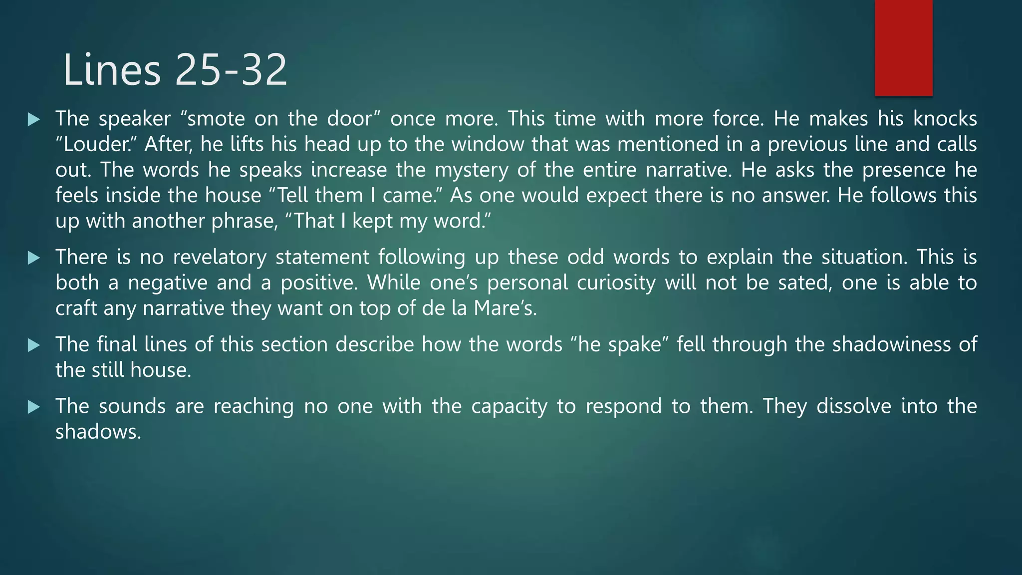 THE LISTENERS by Walter De La Mare.pptx