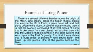 The listing pattern | PPT