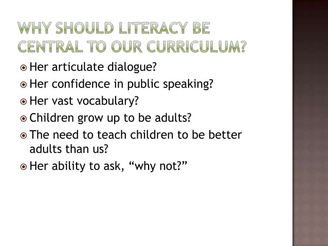 The Literacy-Rich Classroom | PPT