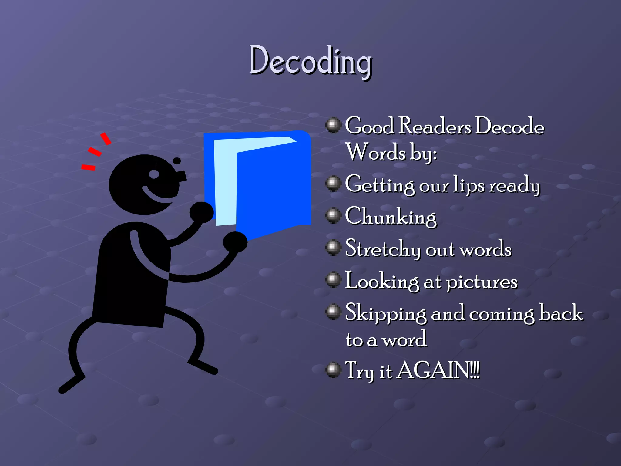 The literacy café menu | PPT