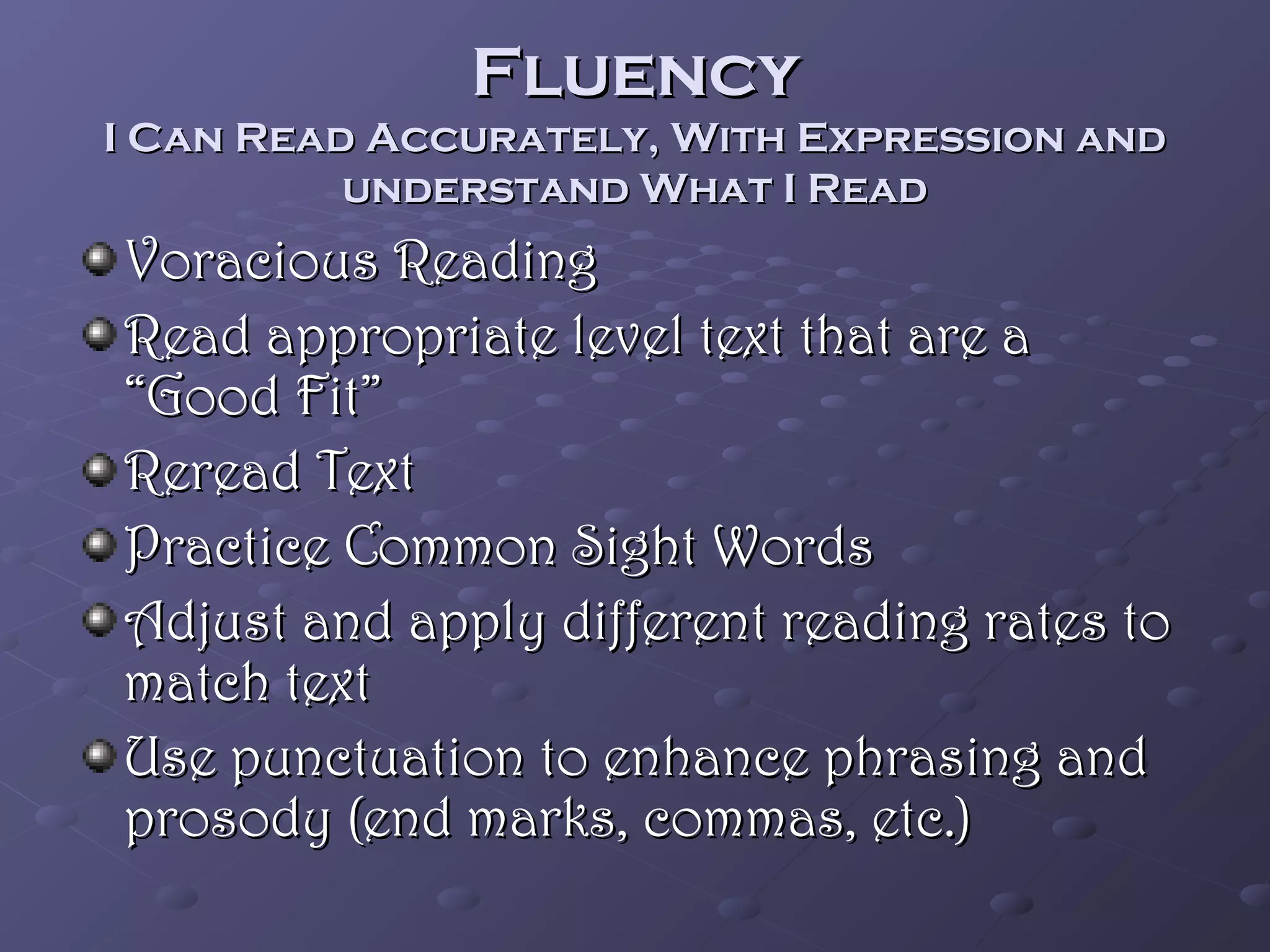 The literacy café menu | PPT