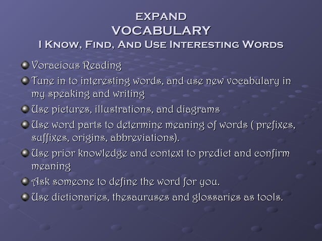 The literacy café menu | PPT