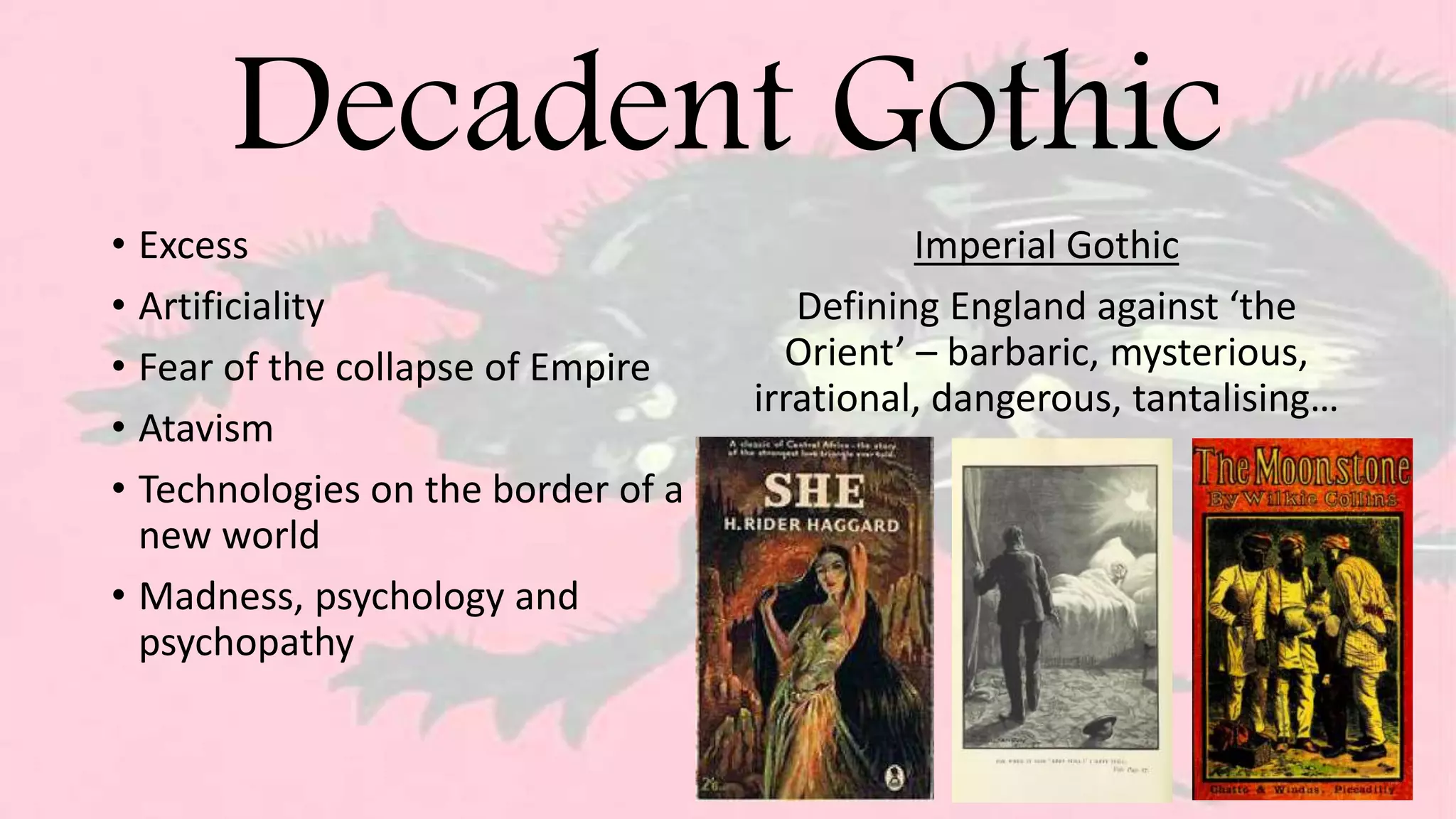 A History of the Gothic | PPTX