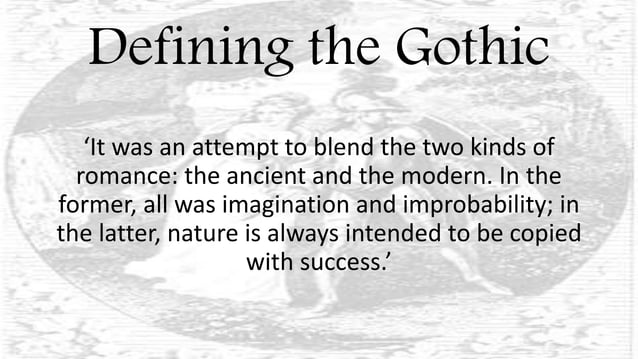 A History of the Gothic | PPTX