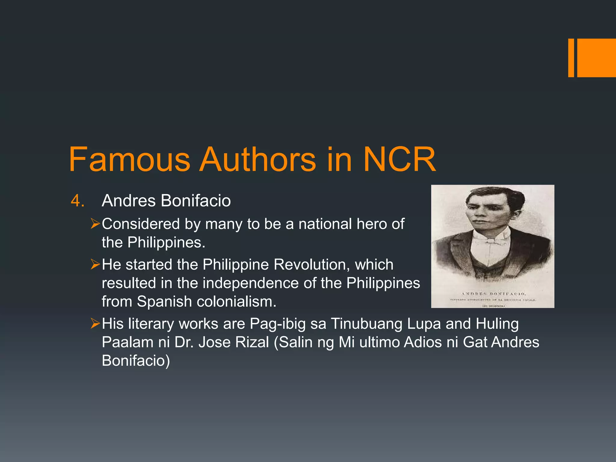 The literature of national capital region (introduction) | PPTX