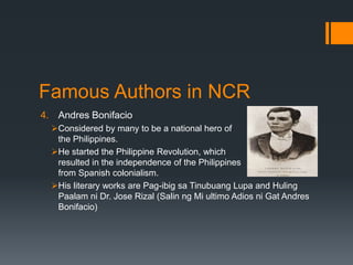 The literature of national capital region (introduction) | PPTX
