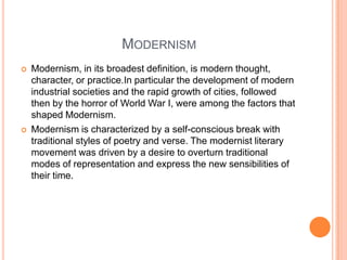 The literature of the uk of the 20 21 | PPTX