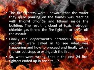 The lithium fire | PPTX