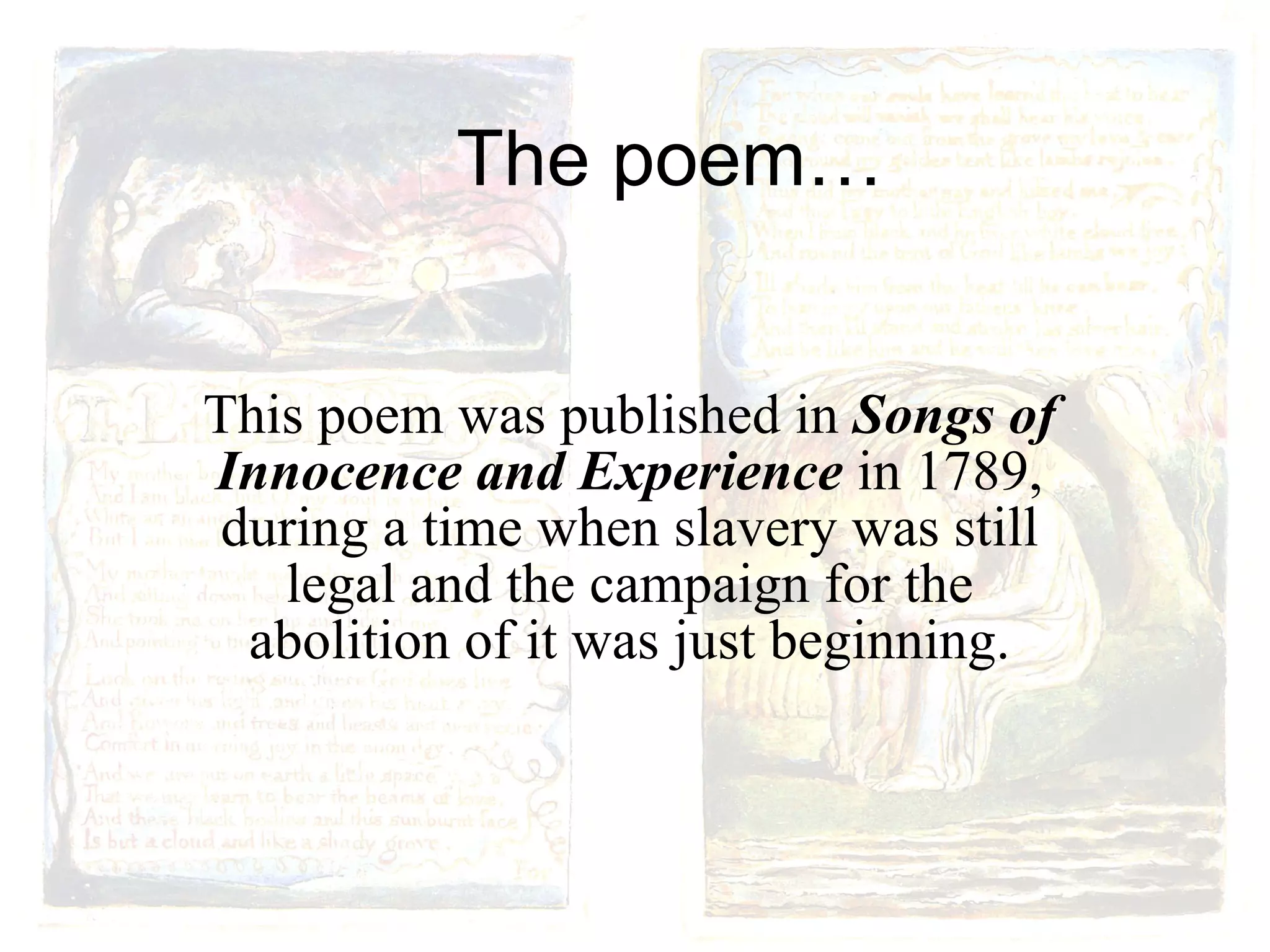 The Little Black Boy | PPT