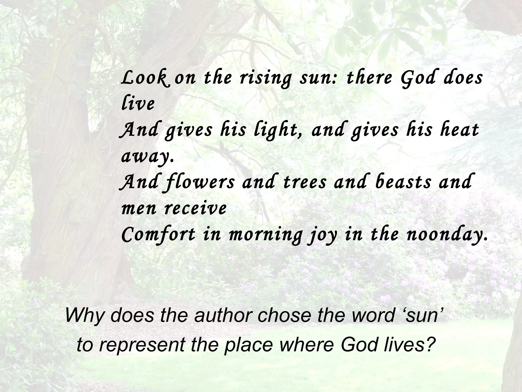 The Little Black Boy | PPT