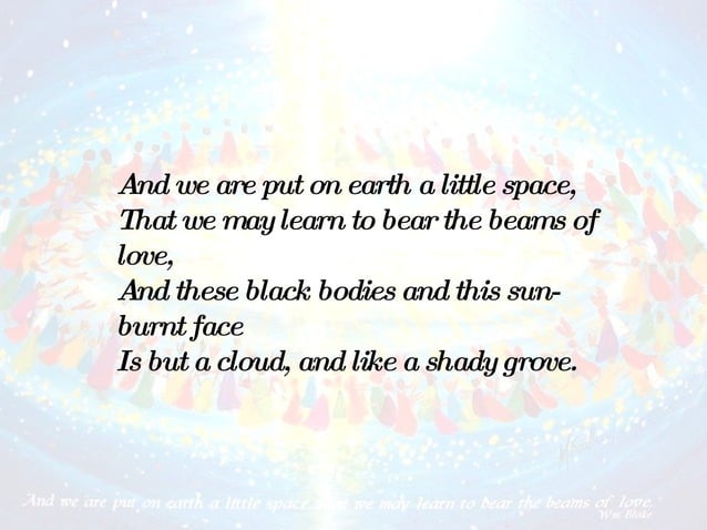 The Little Black Boy | PPT