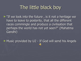 The Little Black Boy | PPT