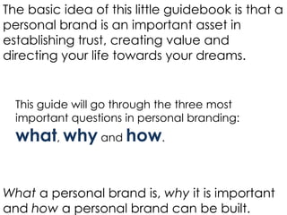 The little brand me guide | PPTX