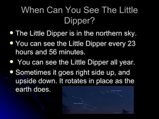 The little dipper | PPT
