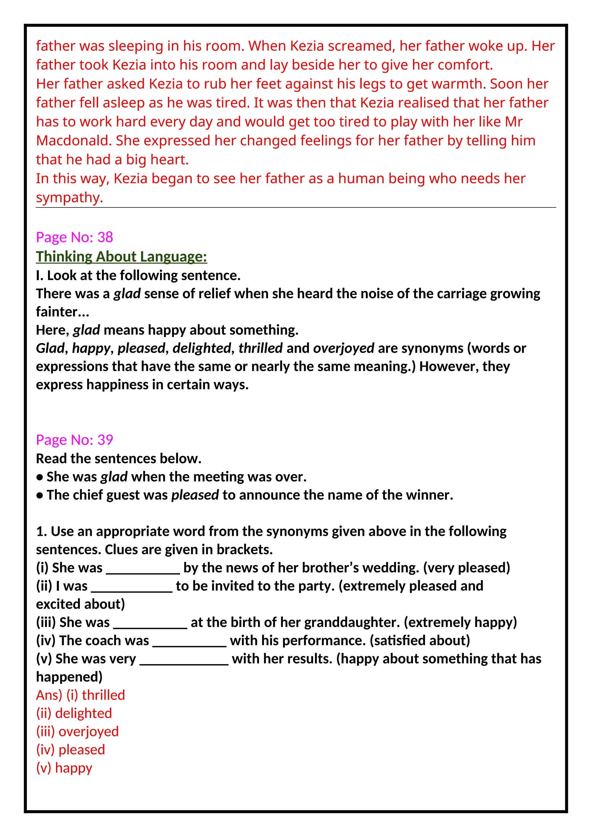 The Little Girl NCERT Beehive Textbook Class 9.docx