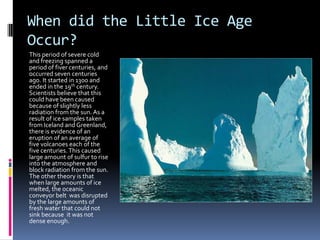 The Little Ice Age | PPT