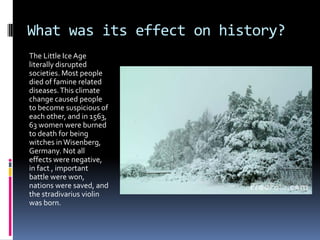 The Little Ice Age | PPT