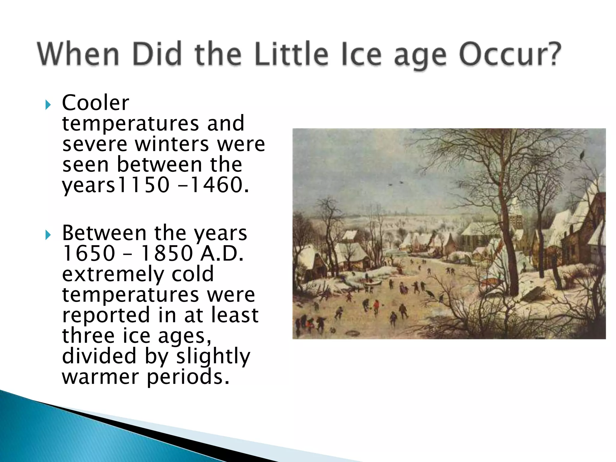 The Little Ice Age | PPT