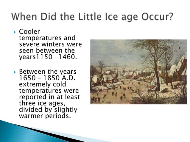 The Little Ice Age | PPT