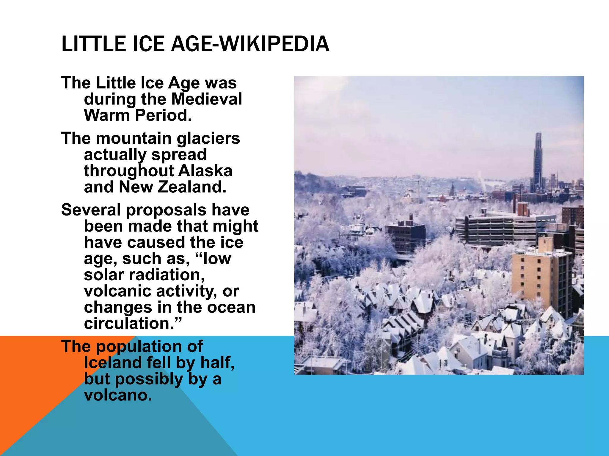 The little ice age | PPT