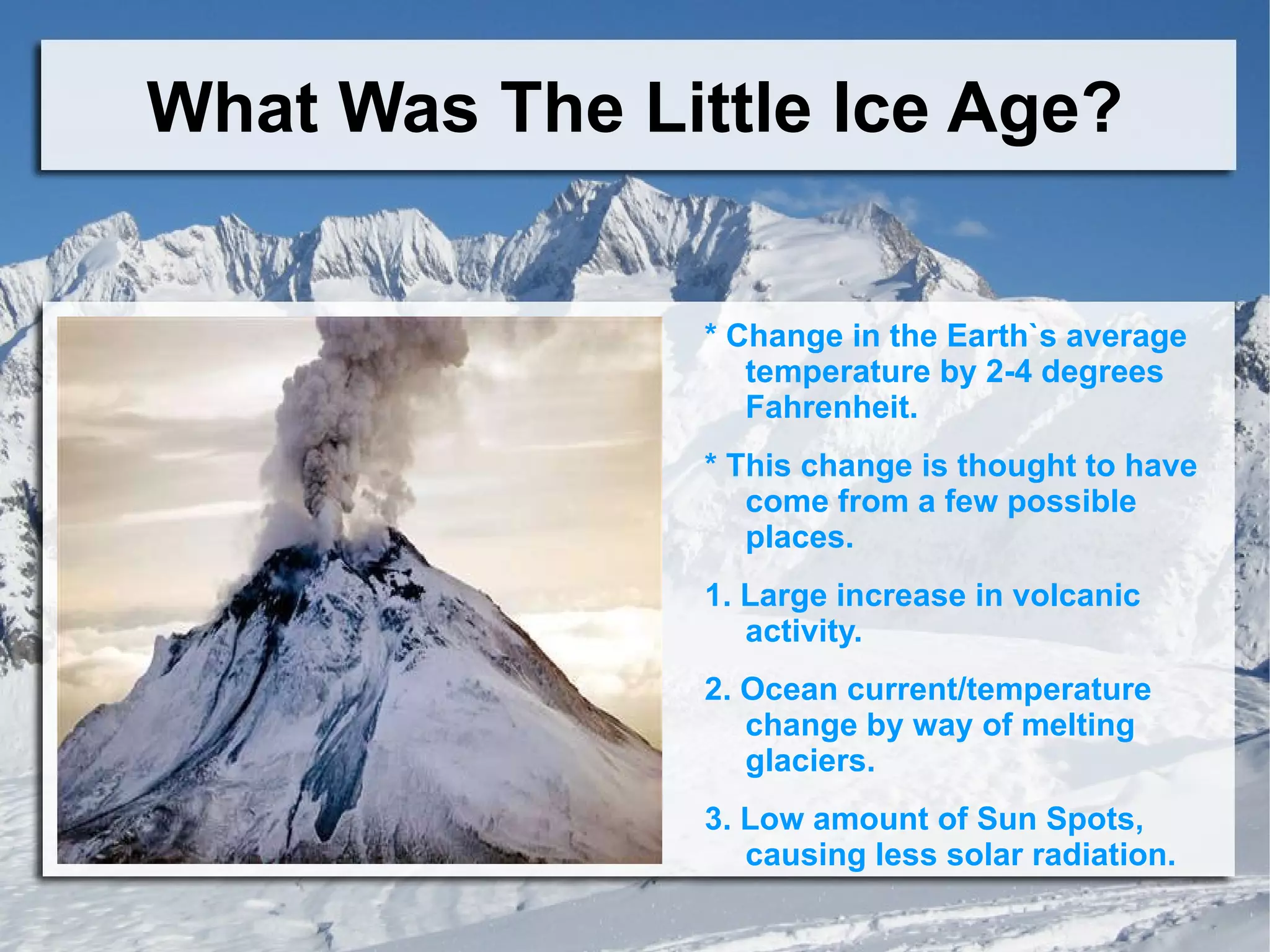 The Little Ice Age | PPT