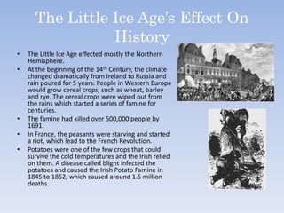 The Little ice age | PPTX
