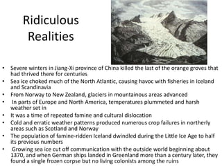The little ice age | PPTX