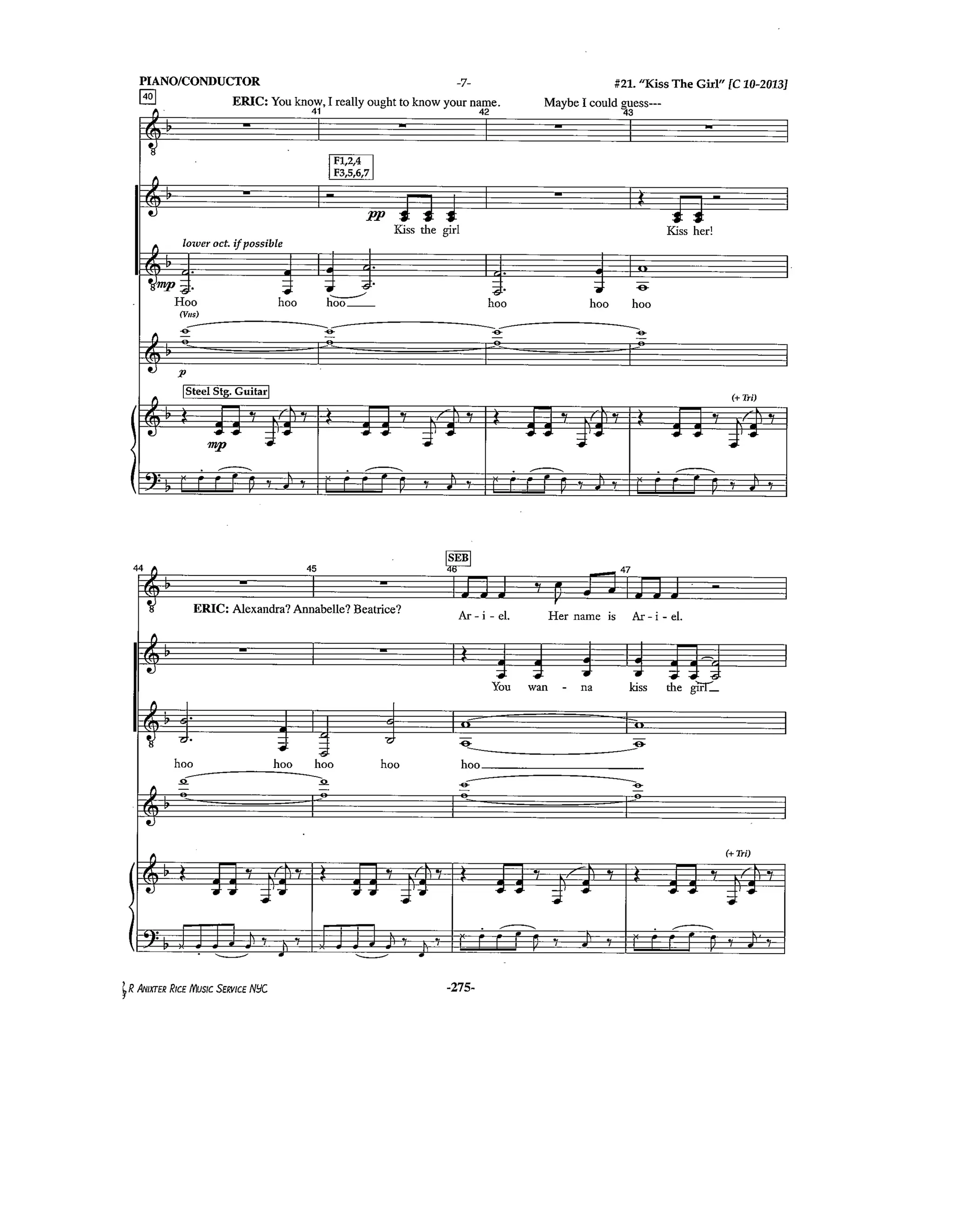 The Little Mermaid, Piano-Conductor Score.pdf | Free Download