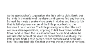 The Little Prince Lesson Grade 10 Powerpoint.pptx