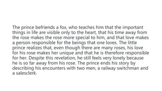 The Little Prince Lesson Grade 10 Powerpoint.pptx