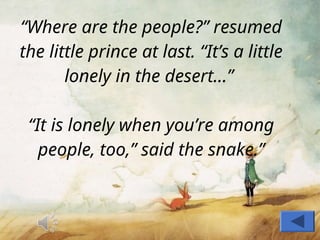 QUOTES FROM THE LITTLE PRINCE POWER POINT PRESENTATION.ppt