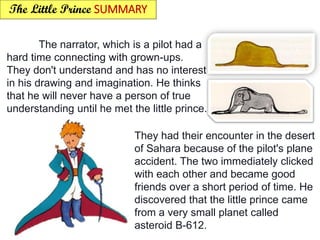 THE LITTLE PRINCE Sumaway,Zausa,Torno,Suaybaguio IV-8 BEEd | PPT