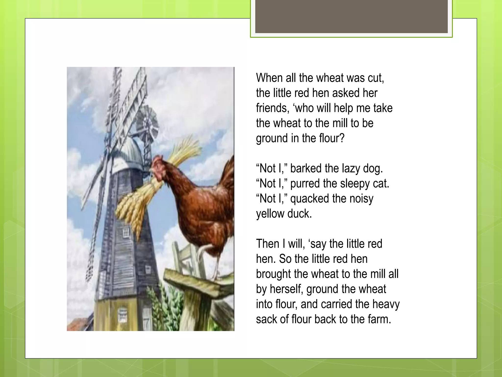 The Little Red Hen | PPTX