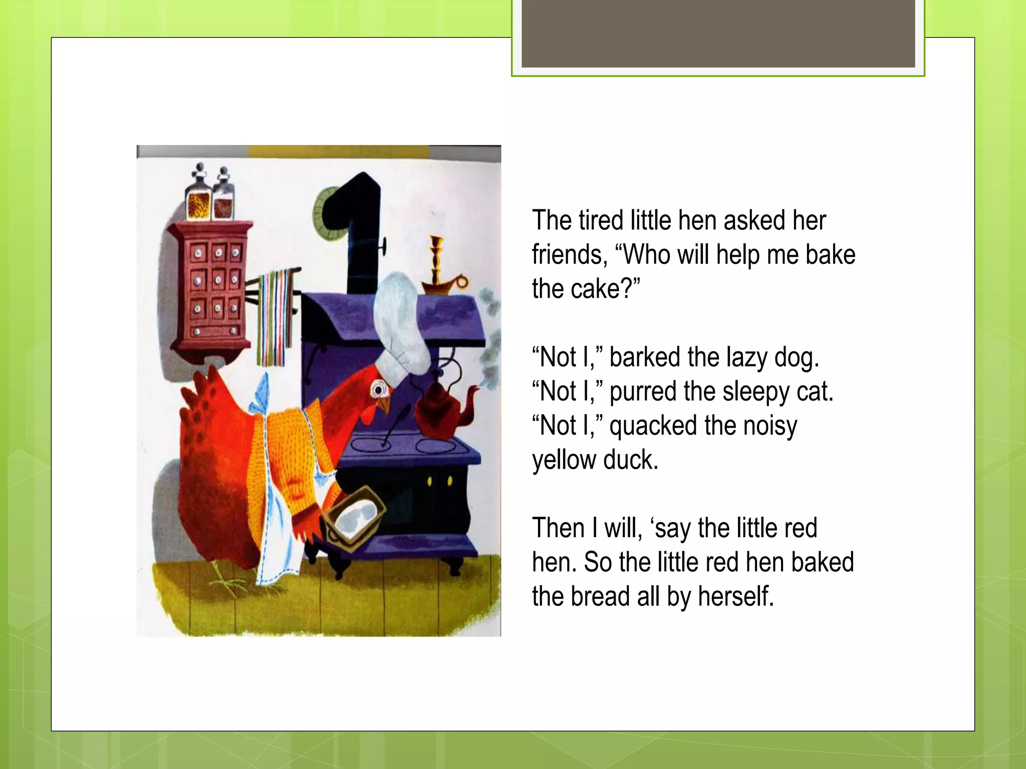 The Little Red Hen | PPTX