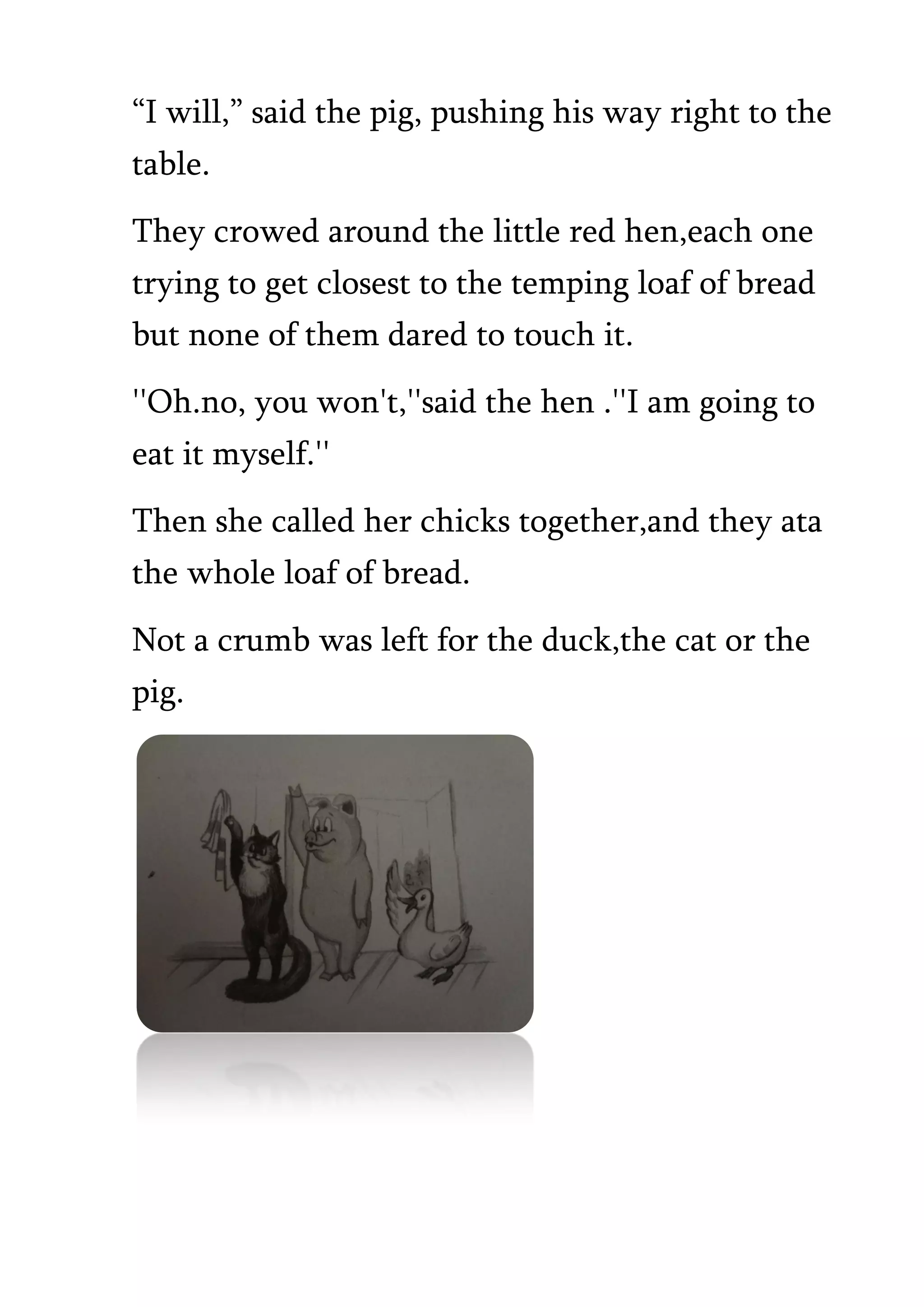 The little red hen and the grain of wheat | PDF