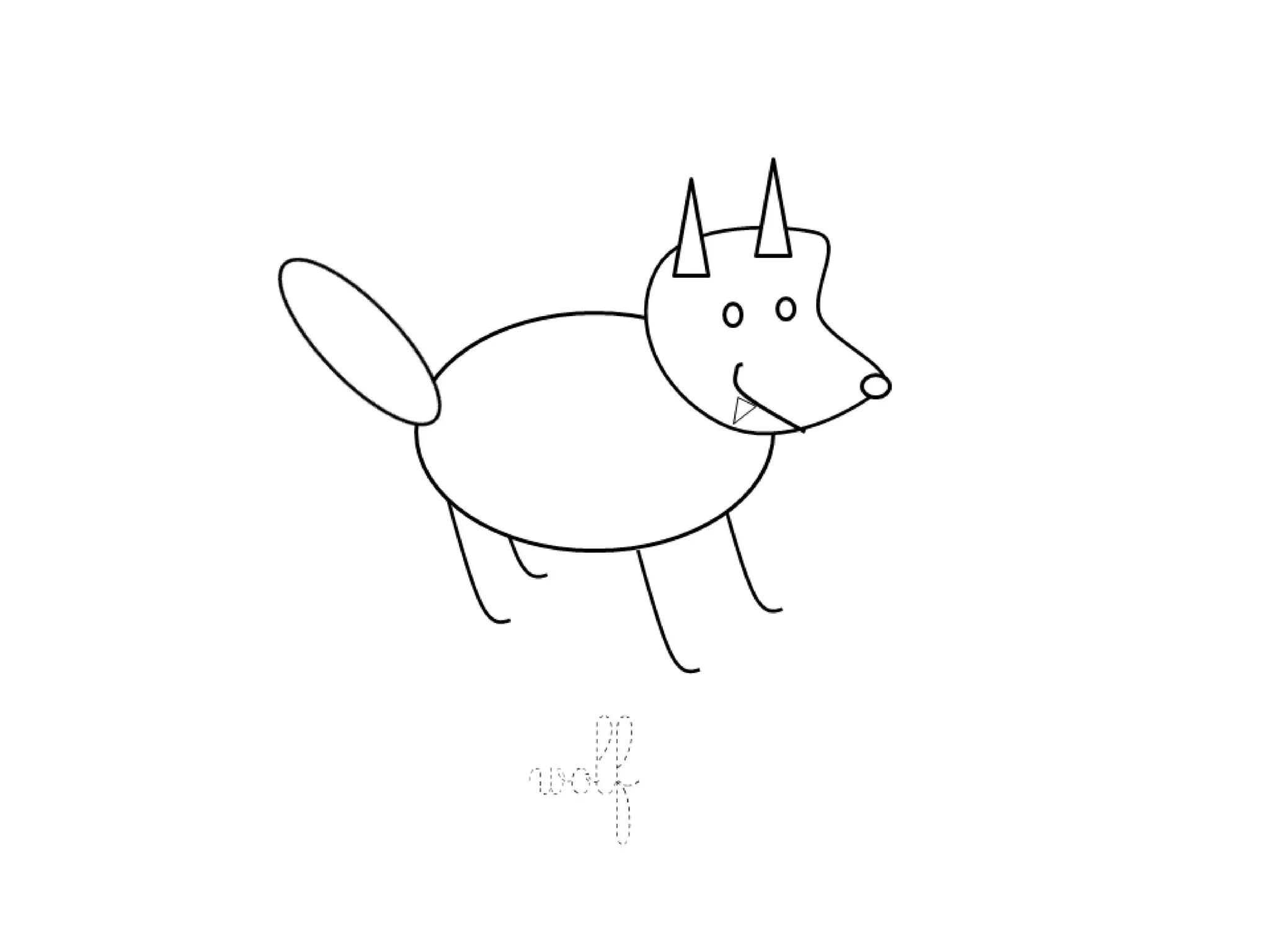 The little red riding hood the book coloring pages - dots | PPTX