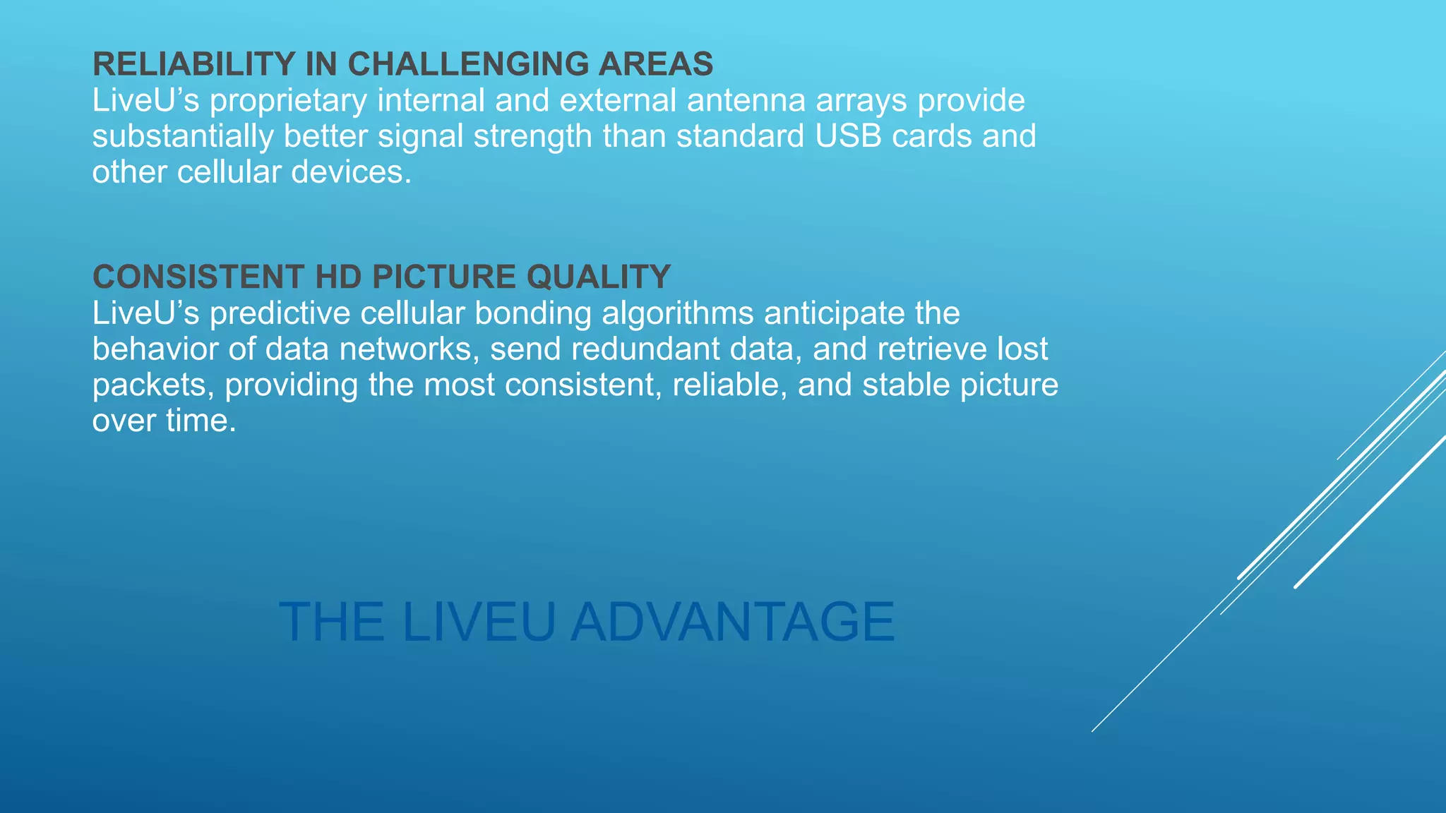 The liveu advantage | PPTX