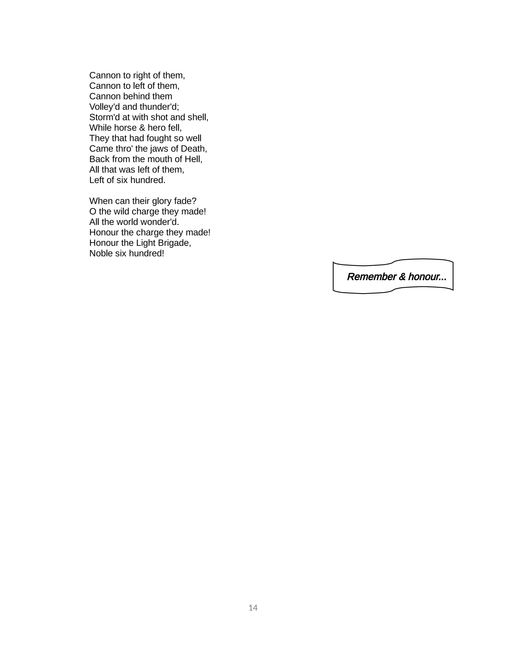 The Living Photograph & The Charge Of The Light Brigade. | PDF