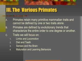 The living primates | PPTX | Geography | Science