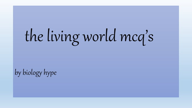 the living world.pptx