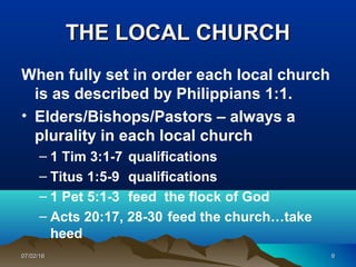 The local church of Christ | PPT