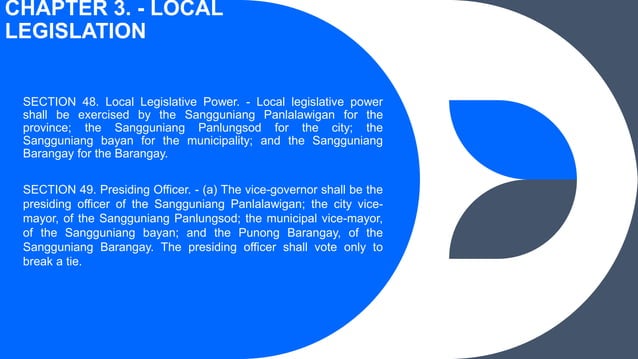 THE LOCAL GOVERNMENT CODE OF THE PHILIPPINES.pptx | Developmental Sites ...