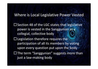 The Local Legislative Process | PDF